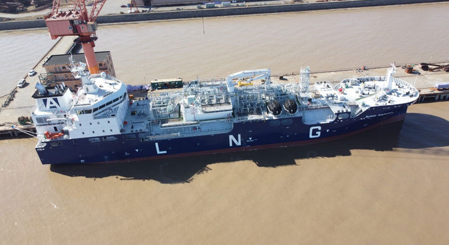 Avenir LNG Limited announces the delivery of the Avenir Aspiration - News - Avenir LNG